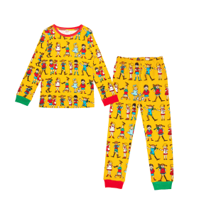 Pippi Longstocking Circus Pippi Pyjamas Orange | Martinex Pippi Longstocking Circus Pippi Pyjamas Orange | Martinex